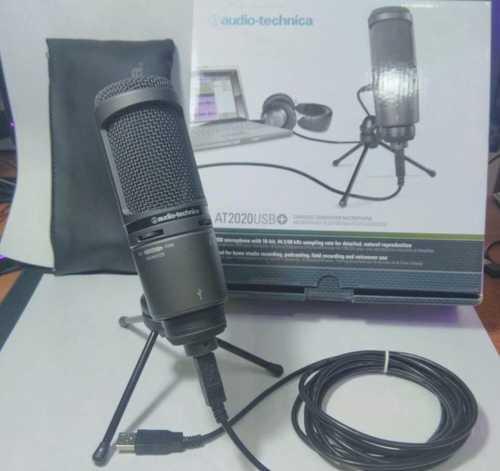 Микрофон AT-2020 USB+ студийный конденсаторный aud