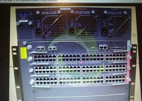 Рабочий коммутатор cisco catalyst ws-c4006