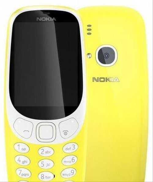 Nokia 3310 Dual Sim TA-1030 Demo Yellow (желтый)