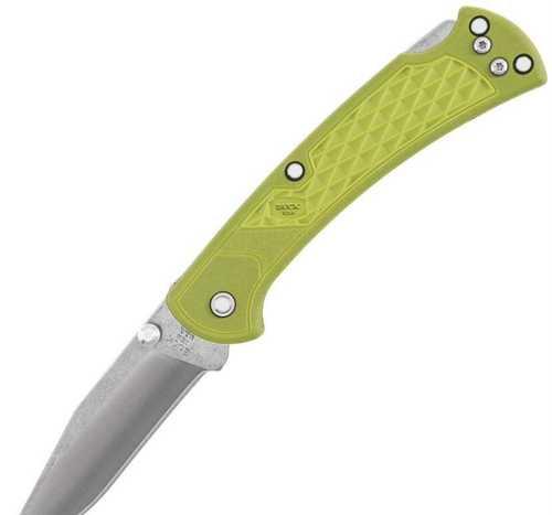 Нож складной Buck 112 Slim Ranger, Green Handle