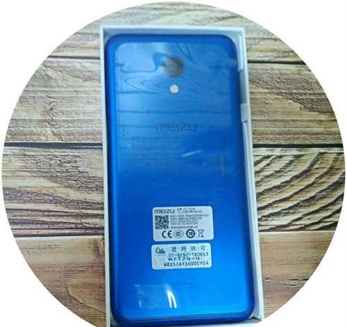 Meizu S6 3/32gb, синий,новый