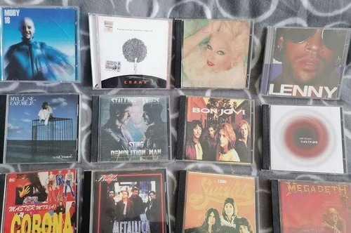 Музыка на дисках CD Moby18 Madonna Сплин
