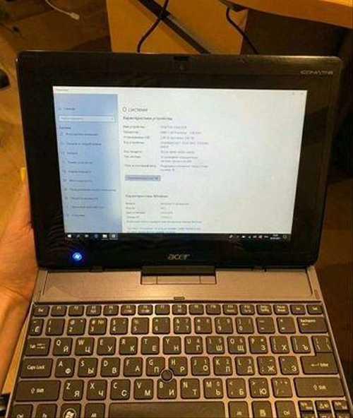 Ноутбук планшет Acer Iconia Tab W501