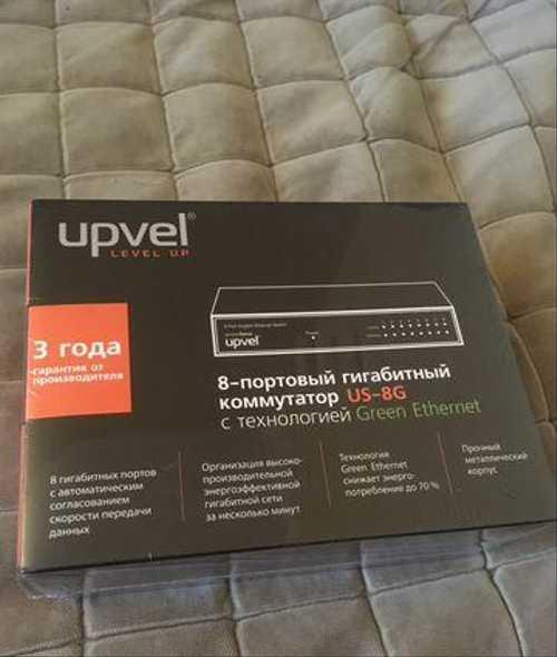 Коммутатор Upvel US-8G