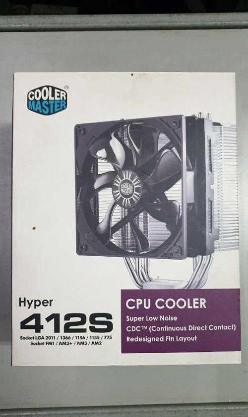 Кулер для процессора cooler master hyper 412s