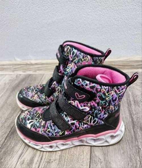 Кроссовки детские высокие Sketchers 33 р