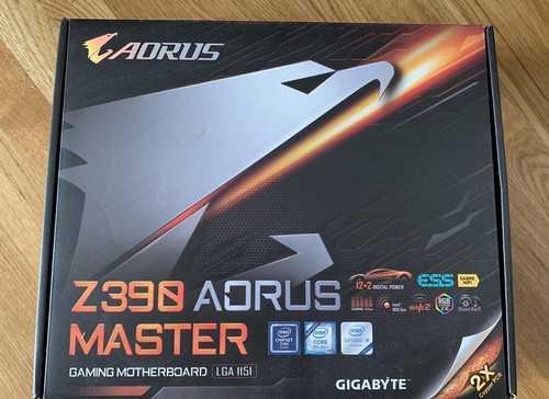 Материнская плата gigabyte Z390 aorus master