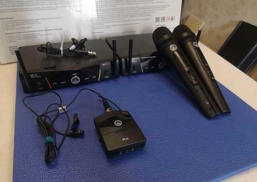 AKG SR40 dual PRO, Караоке, Петличка, Беспроводное