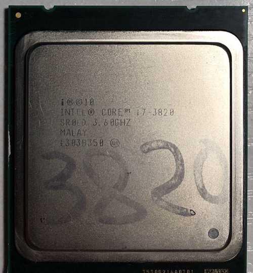 Процессор Intel Core i7 3820