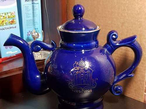 Чайник фарфоровый доливной/заварочный Новгород