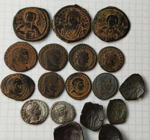 Античные монеты Рима и Византии