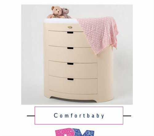 Комод comfortbaby 2в1 овальный