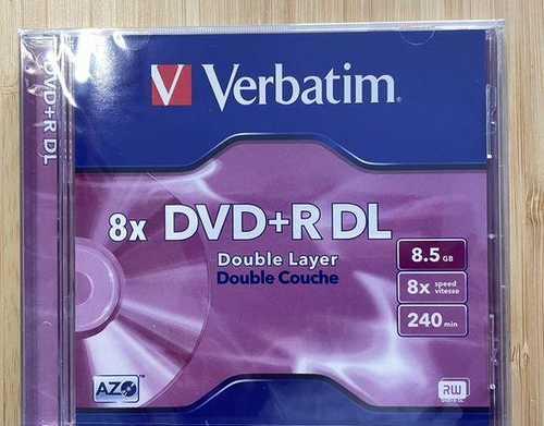 Диск Verbatim DVD+R DL 8.5Gb 8x