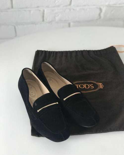 Новые замшевые туфли TOD’S