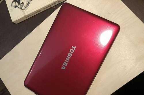 Ноутбук Toshiba l850d красный на AMD A6