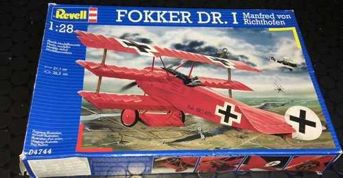 Модель самолета Fokker Dr1 Revell scale 1:28