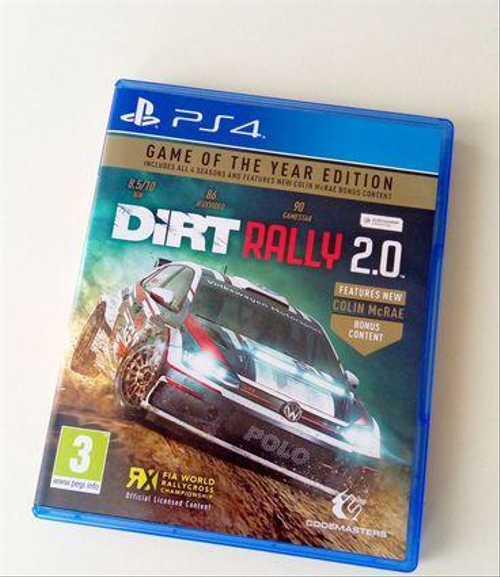 Игра Dirt Rally 2.0 для PS4