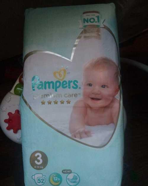 Подгузники Pampers premium care