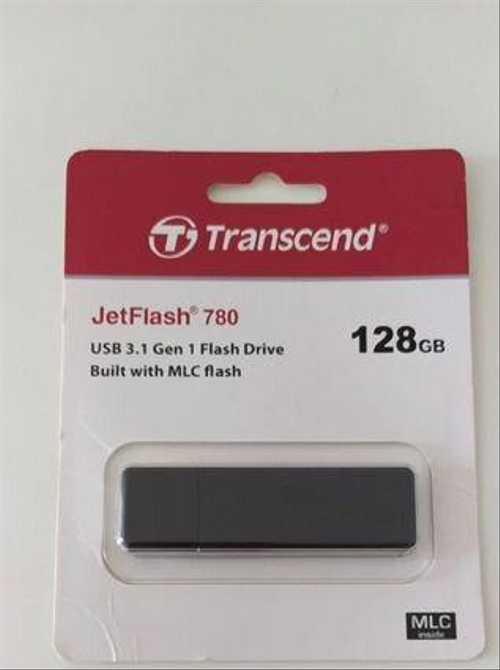 Флешка Transcend JetFlash 780 128 GB, черный