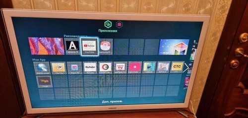 Телевизор Samsung 32" Smart tv Wi-Fi 100 Гц белый