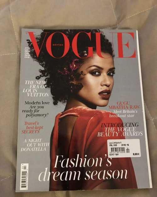 Журнал британский Vogue