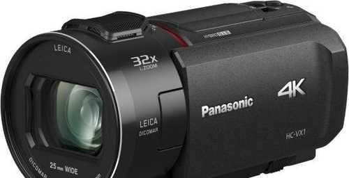 Видеокамера panasonic HC-VX1EE-K, черный, Flash