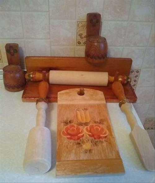 Кухонный деревянный набор, СССР