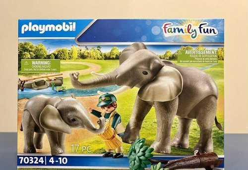 Playmobil 70324 Слоны в зоопарке