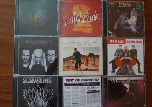 CD Laid Back, Coldplay и др. (фирменные)