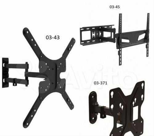 Кронштейны для телевизора (новые) на стену