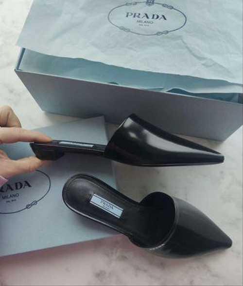 Prada новые мюли, Оригинал