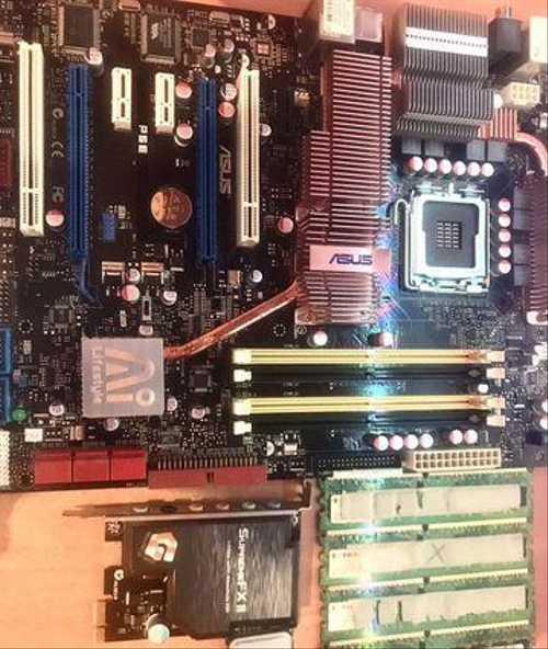 Материнская плата 775 ddr2 Asus p5e