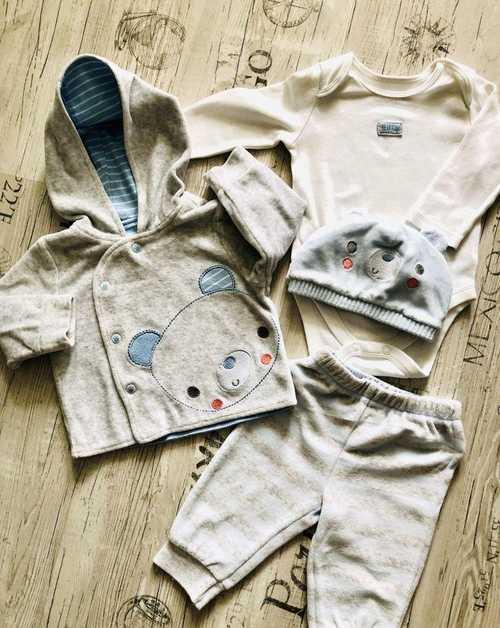 Комплект велюровый 3в1 Mothercare р68-74