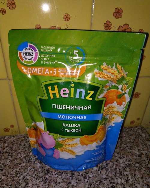 Каша Heinz пшеничная, молочная