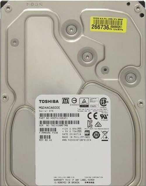 Новые Жесткие диски HDD 6tb Toshiba, б/у WD