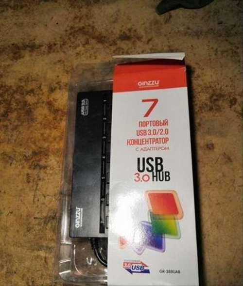 Usb концентратор (USB Hub) новый