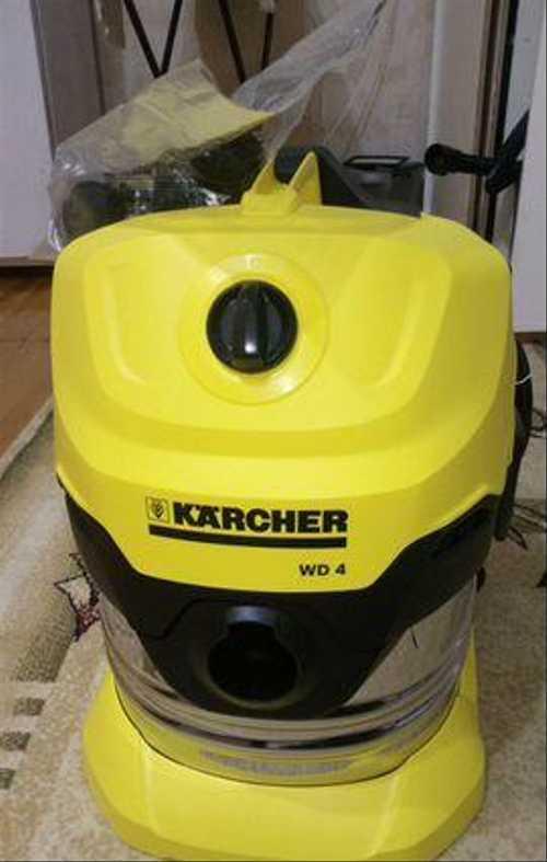 Промышленный пылесос Karcher WD 4 Premium