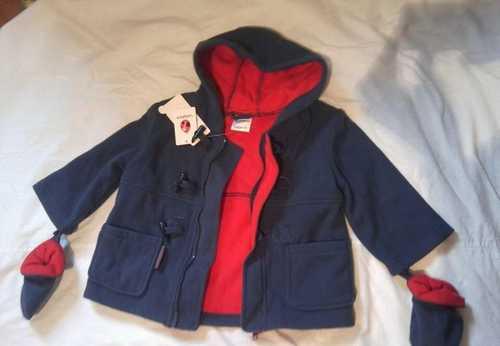 Новая флисовая куртка Ladybird 12-18мес 86см