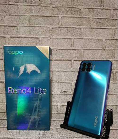Oppo reno 4 lite blue, с гарантией