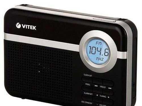 Радиоприемник vitek VT-3592 черный