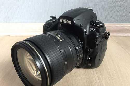 Nikon D700 kit 24-120mm f4 (пробег 12тк)
