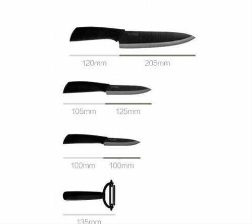 Набор керамических ножей Xiaomi Huo Hou Nano