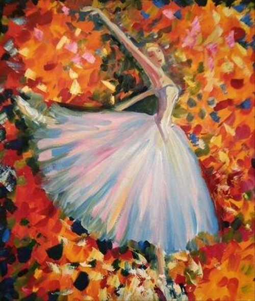 Картина Балерина - Флюид Арт