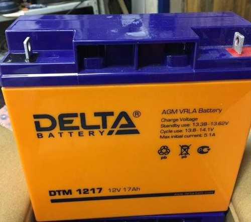 Аккумуляторы Delta DTM 1217 12V 17Ah | Festima.Ru - Мониторинг объявлений