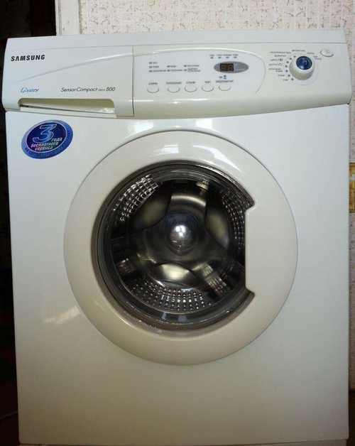 Продам узкую стиральную машину samsung