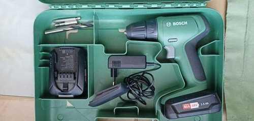 Шуруповерт Bosch 18v + свёрла и набор буров