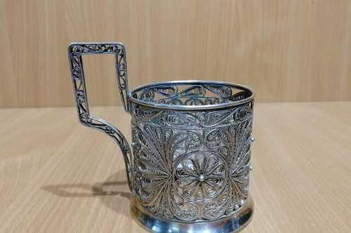 Подстаканник Скань мнц мельхиор кхи / СССР