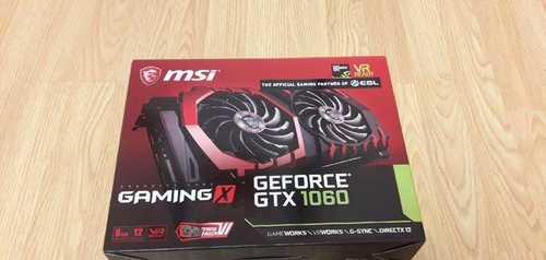 Коробка от MSI Geforce GTX 1060 6GB