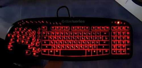 Игровая клавиатура Steelseries с подсветкой