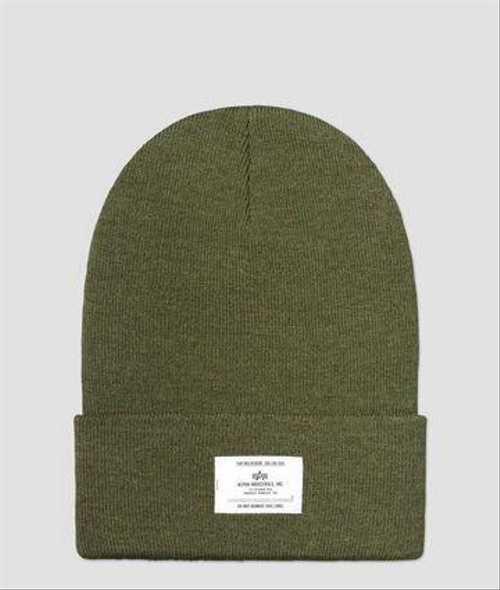 Шапка alpha industries olive